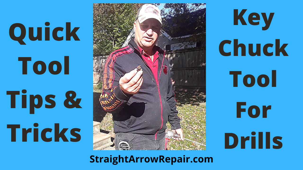 Key Chuck Tool for tightening your drill bits - Straight Arrow Repair
