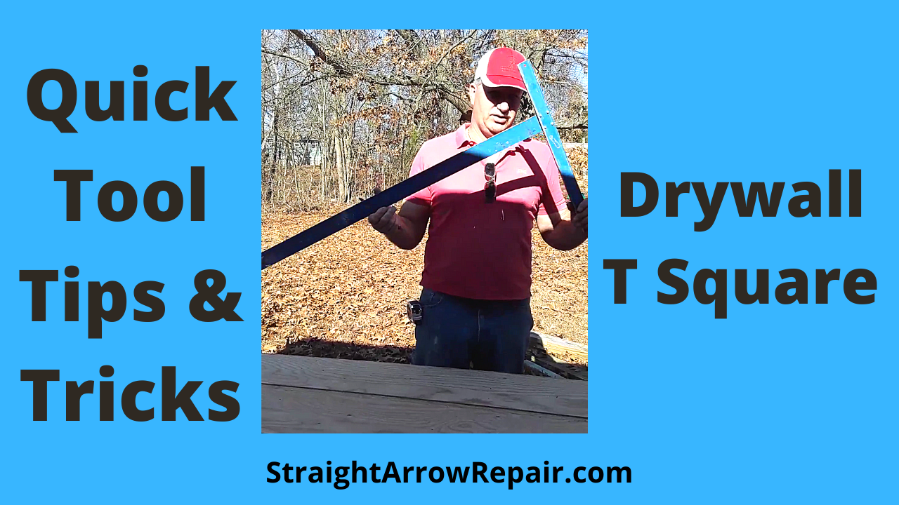 Drywall T-Square #shorts | Straight Arrow Repair