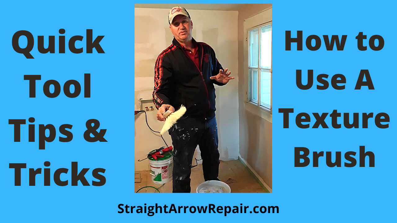 How to Use A Texture Brush #Shorts | Straight Arrow Repair